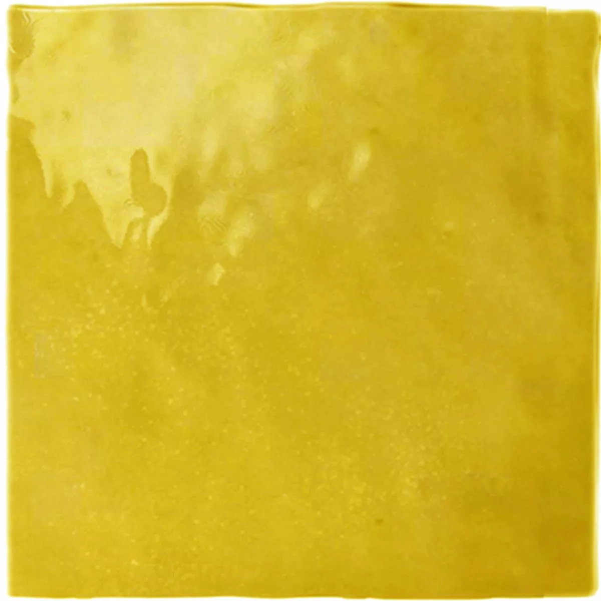 Carrelage Mural Rebecca Ondulé Jaune 16,2x16,2cm